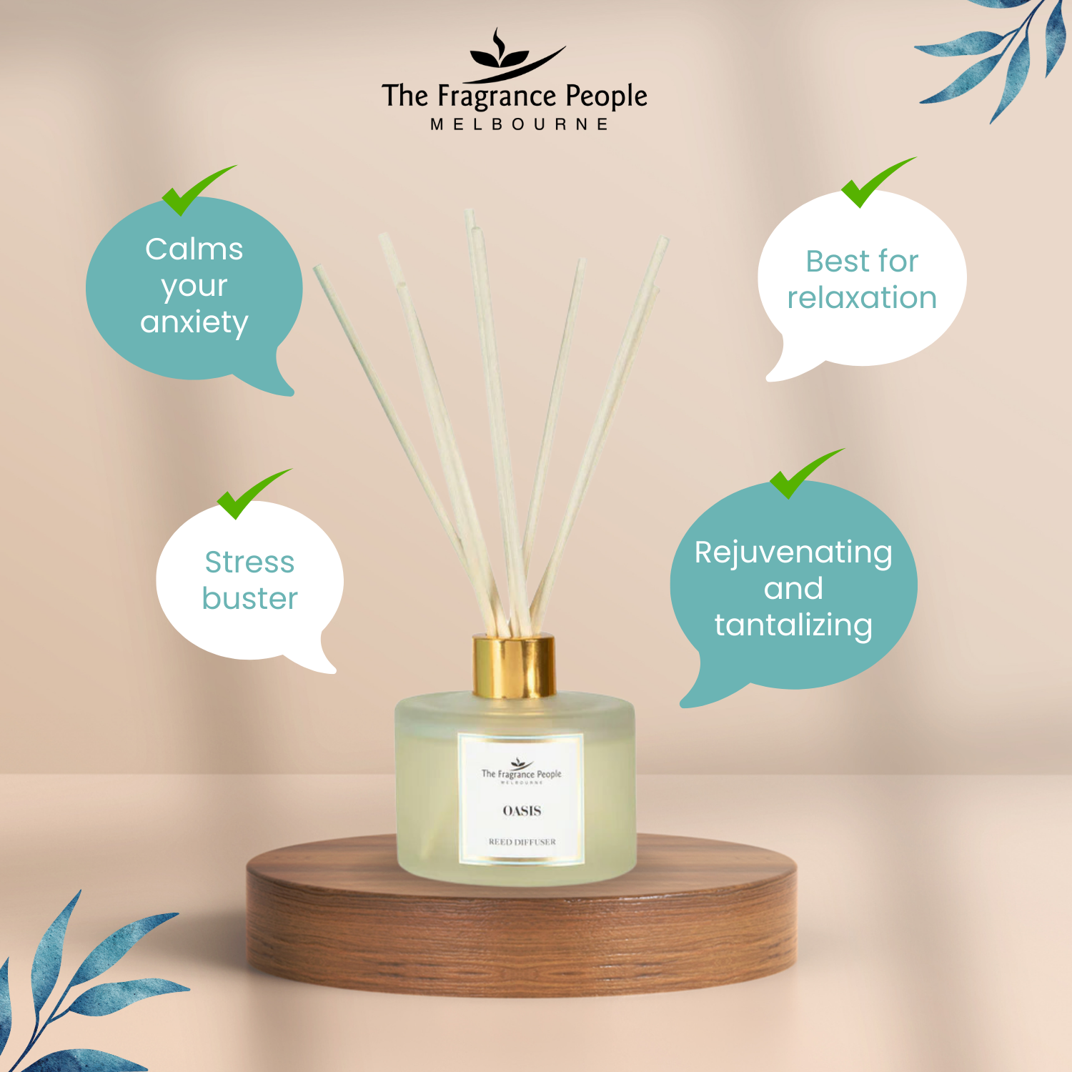 Reed Diffuser, Exotic Aroma Collection - The Fragrance People