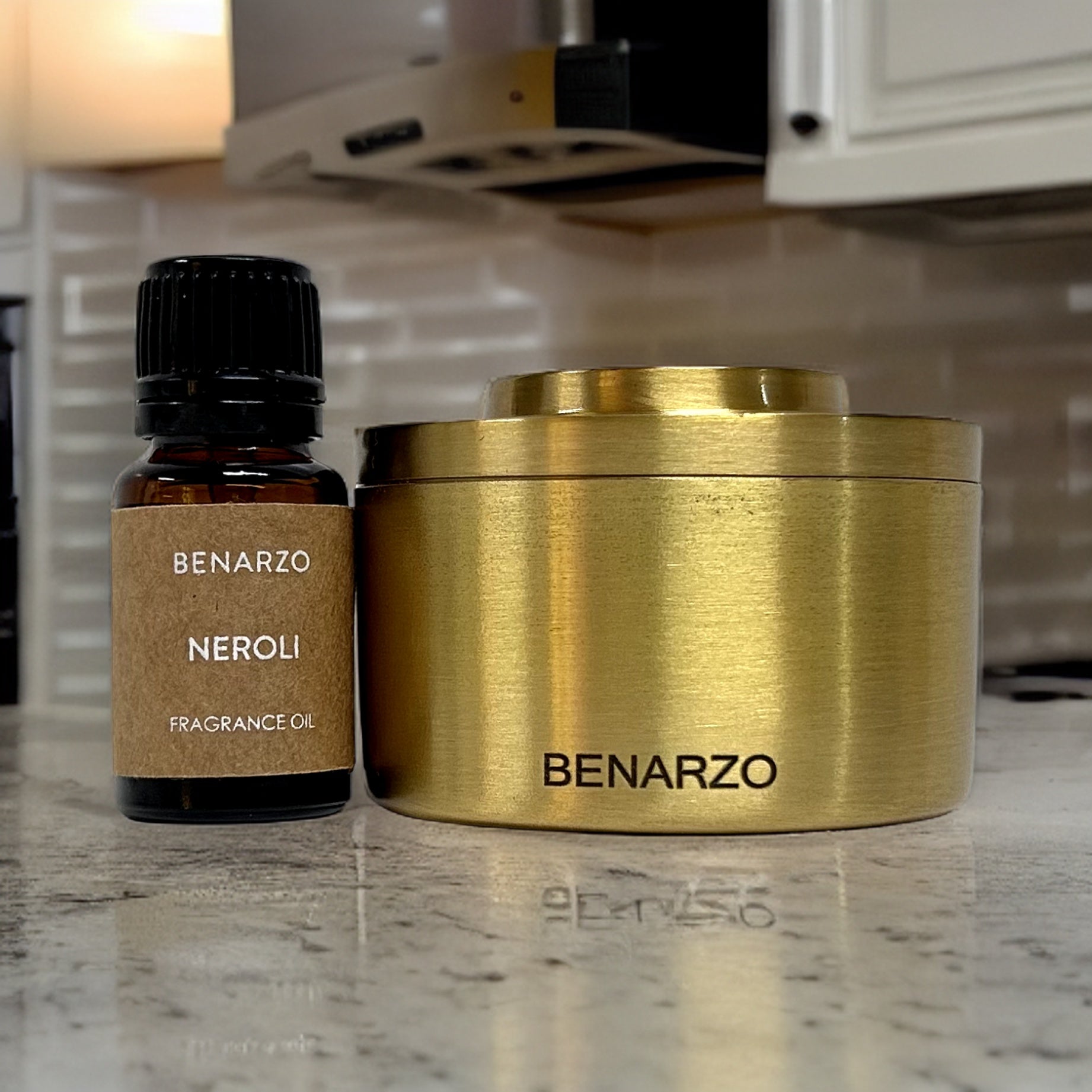 Brass Oil Burner Set